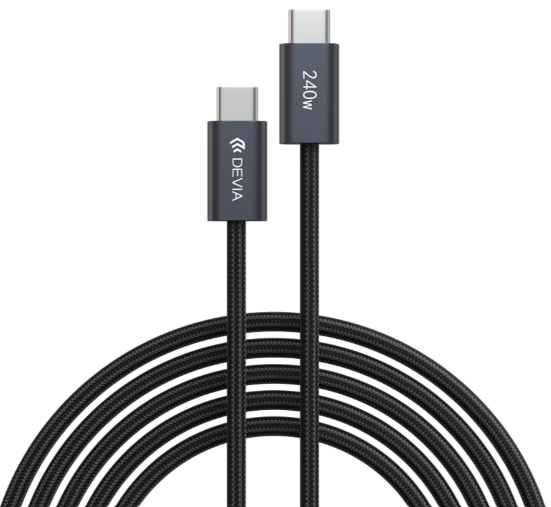 DEVIA CABLE EXTREME TIPO C - TIPO C PD 240w 2M | Riviera electronic
